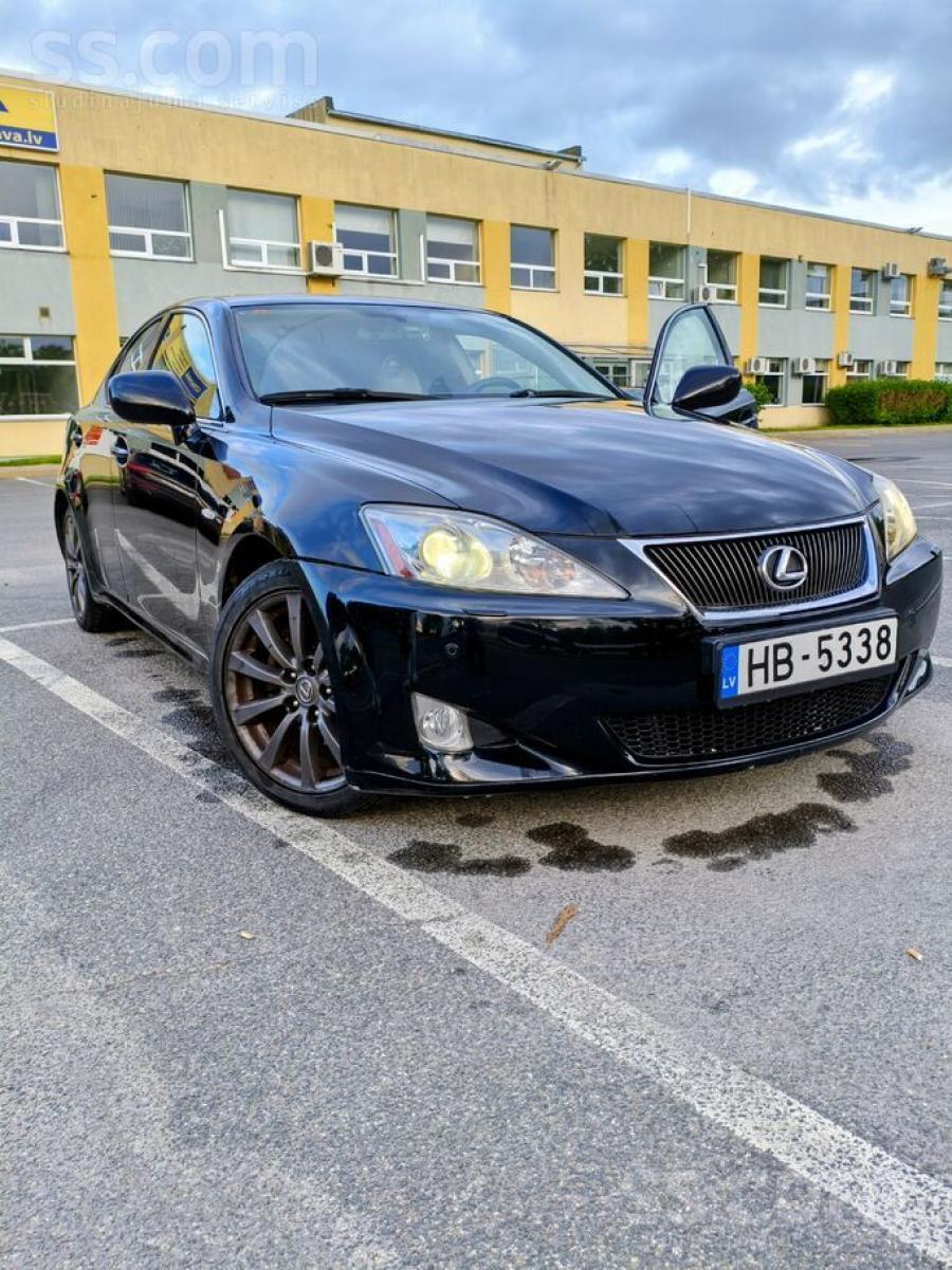 Melns Lexus IS 2008 Rīga, ar dzinēja tilpumu 2.50 L un nobraukumu 251 tūkst. km par 5100 €, foto 1 vietnē AUTOMOTO.COM.LV