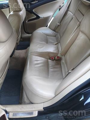 Melns Lexus IS 2008 Rīga, ar dzinēja tilpumu 2.50 L un nobraukumu 251 tūkst. km par 5100 €, foto 8 vietnē AUTOMOTO.COM.LV