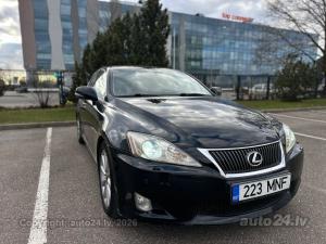 Melns Lexus IS 2010 Tallina, ar dzinēja tilpumu 2.50 L un nobraukumu 132 tūkst. km par 2999 €, foto  vietnē AUTOMOTO.COM.LV