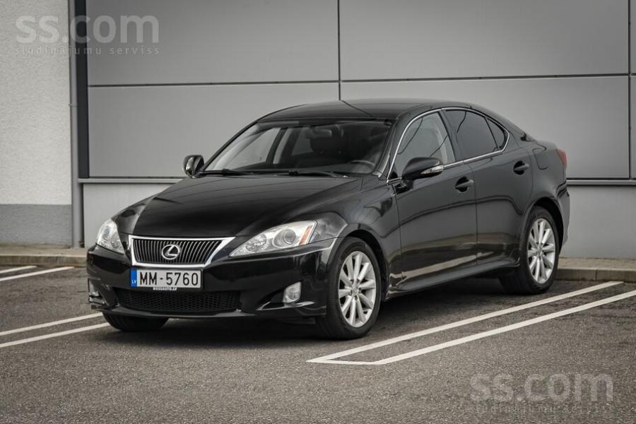 Melns Lexus IS 2010 Rīga, ar dzinēja tilpumu 2.20 L un nobraukumu 237 tūkst. km par 4990 €, foto 1 vietnē AUTOMOTO.COM.LV
