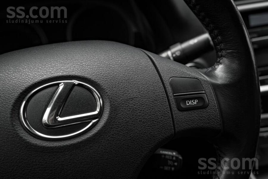 Melns Lexus IS 2010 Rīga, ar dzinēja tilpumu 2.20 L un nobraukumu 237 tūkst. km par 4990 €, foto 21 vietnē AUTOMOTO.COM.LV