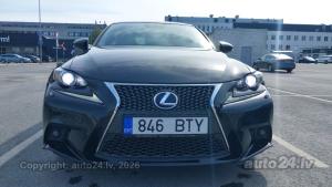 Black Lexus IS 2015 in Tallinn, with an engine capacity of 2.50 L and mileage of 152 thousand km for 16499 €, photo 3 on AUTOMOTO.COM.LV