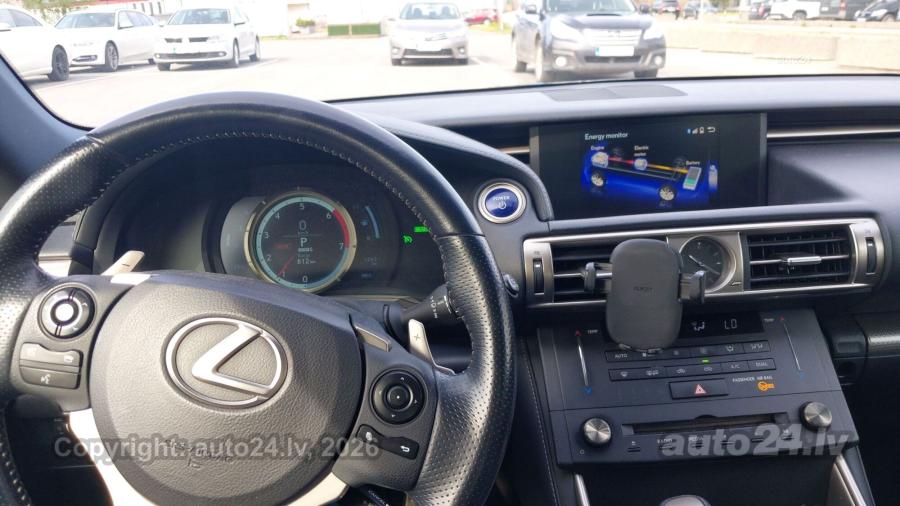 Black Lexus IS 2015 in Tallinn, with an engine capacity of 2.50 L and mileage of 152 thousand km for 16499 €, photo 21 on AUTOMOTO.COM.LV