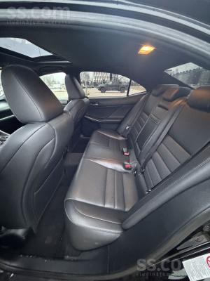 Melns Lexus IS 2015 Rīga, ar dzinēja tilpumu 2.50 L un nobraukumu 136 tūkst. km par 16000 €, foto 13 vietnē AUTOMOTO.COM.LV