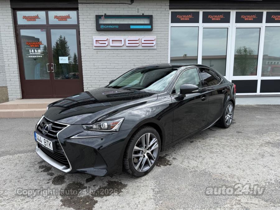 Black Lexus IS 2018 in Rapla, with an engine capacity of 2.00 L and mileage of 120 thousand km for 20990 €, photo 1 on AUTOMOTO.COM.LV
