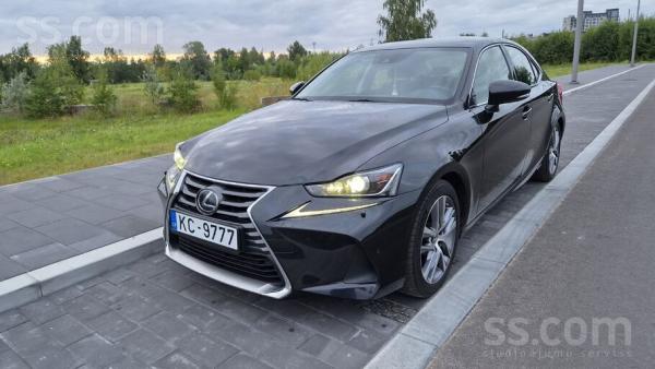 Melns Lexus IS 2019 Rīga, ar dzinēja tilpumu 2.50 L un nobraukumu 80 tūkst. km par 26500 €, foto 1 vietnē AUTOMOTO.COM.LV