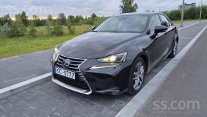 Melns Lexus IS 2019 Rīga, ar dzinēja tilpumu 2.50 L un nobraukumu 80 tūkst. km par 26500 €, foto  vietnē AUTOMOTO.COM.LV