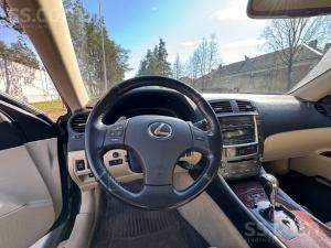 Blue Lexus IS 2007 in Riga, with an engine capacity of 2.50 L and mileage of 261 thousand km for 3700 €, photo 7 on AUTOMOTO.COM.LV