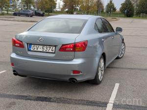 Blue Lexus IS 2007 in Daugavpils, with an engine capacity of 2.50 L and mileage of 169 thousand km for 3900 €, photo 4 on AUTOMOTO.COM.LV
