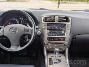 Blue Lexus IS 2007 in Daugavpils, with an engine capacity of 2.50 L and mileage of 169 thousand km for 3900 €, photo 11 on AUTOMOTO.COM.LV