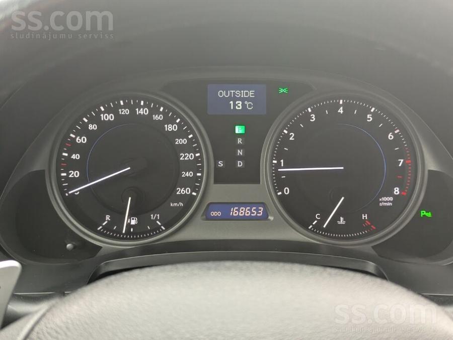 Blue Lexus IS 2007 in Daugavpils, with an engine capacity of 2.50 L and mileage of 169 thousand km for 3900 €, photo 13 on AUTOMOTO.COM.LV