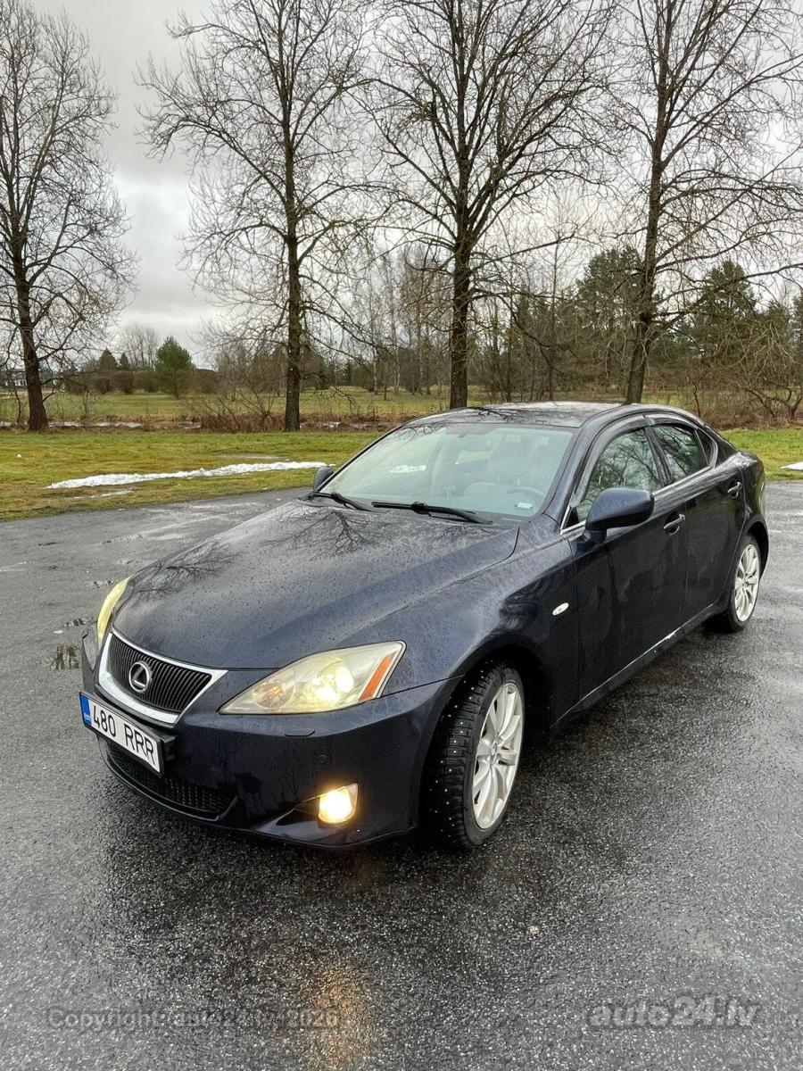 Blue Lexus IS 2008 in Tallinn, with an engine capacity of 2.20 L and mileage of 288 thousand km for 4800 €, photo 1 on AUTOMOTO.COM.LV