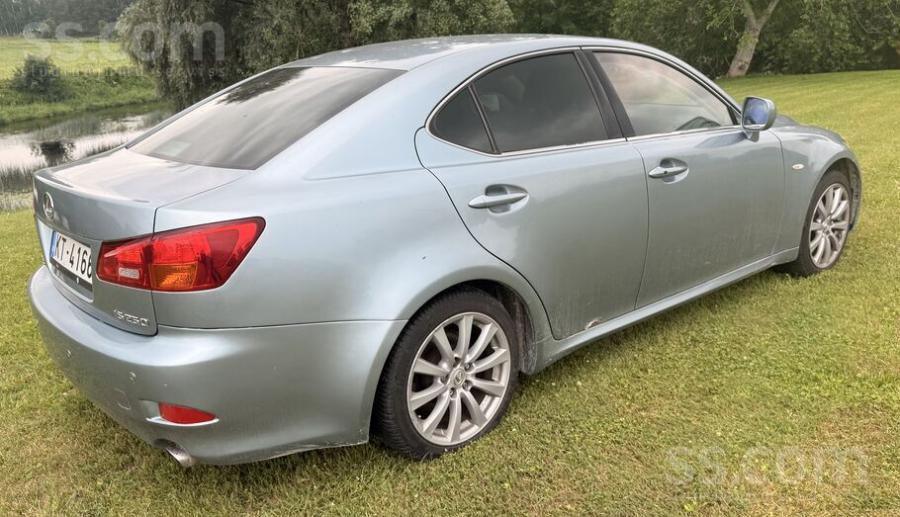 Blue Lexus IS 2008 in Jurmala, with an engine capacity of 2.50 L and mileage of 223 thousand km for 3500 €, photo 6 on AUTOMOTO.COM.LV