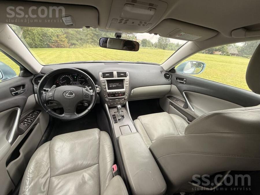 Blue Lexus IS 2008 in Jurmala, with an engine capacity of 2.50 L and mileage of 223 thousand km for 3500 €, photo 8 on AUTOMOTO.COM.LV