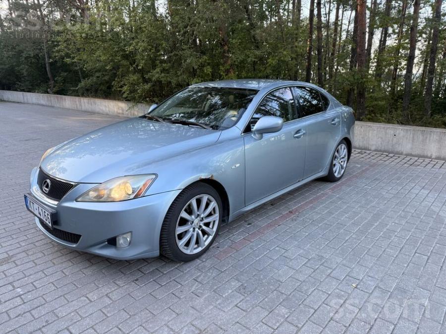 Zils Lexus IS 2008 Jūrmala, ar dzinēja tilpumu 2.50 L un nobraukumu 223 tūkst. km par 3700 €, foto 1 vietnē AUTOMOTO.COM.LV
