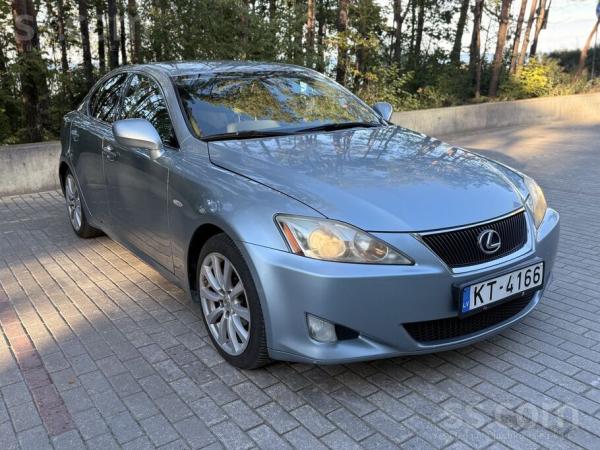 Blue Lexus IS 2008 in Jurmala, with an engine capacity of 2.50 L and mileage of 223 thousand km for 3700 €, photo 3 on AUTOMOTO.COM.LV