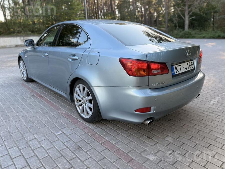Zils Lexus IS 2008 Jūrmala, ar dzinēja tilpumu 2.50 L un nobraukumu 223 tūkst. km par 3700 €, foto 5 vietnē AUTOMOTO.COM.LV