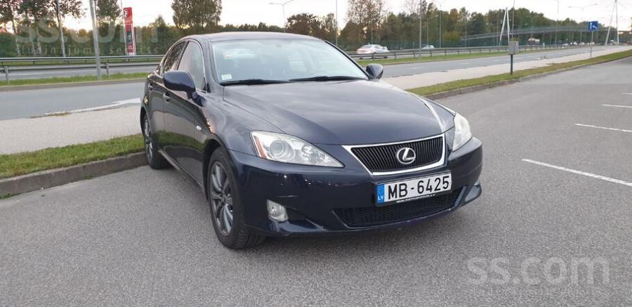Blue Lexus IS 2009 in Riga, with an engine capacity of 2.20 L and mileage of 234 thousand km for 4450 €, photo 2 on AUTOMOTO.COM.LV