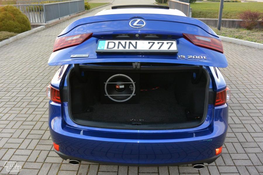 Blue Lexus IS 2016 in Klaipeda, with an engine capacity of 0.00 L and mileage of 217 thousand km for 16000 €, photo 15 on AUTOMOTO.COM.LV