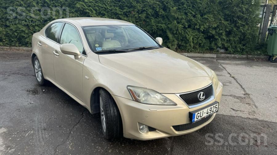 Brūns Lexus IS 2007 Rīga, ar dzinēja tilpumu 2.50 L un nobraukumu 245 tūkst. km par 4200 €, foto 6 vietnē AUTOMOTO.COM.LV