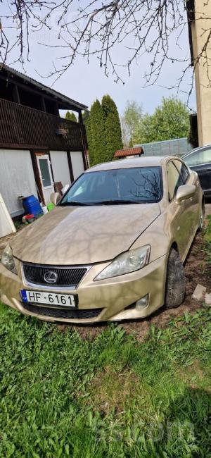 Brown Lexus IS 2008 in Valka, with an engine capacity of 2.20 L and mileage of 301 thousand km for 3000 €, photo  on AUTOMOTO.COM.LV