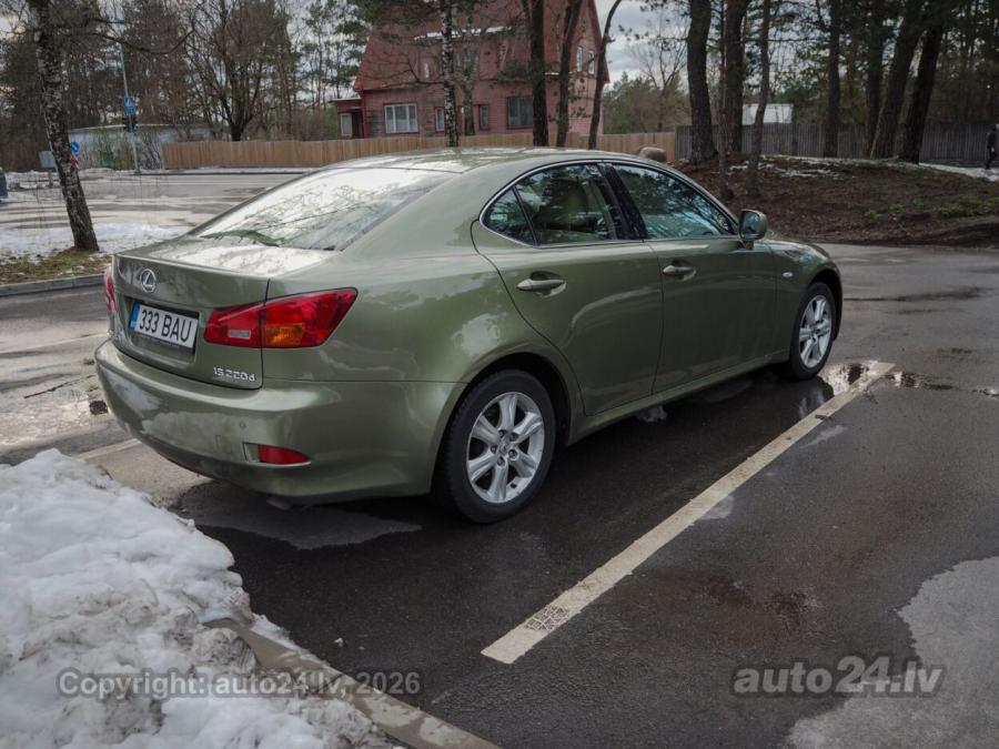 Zaļš Lexus IS 2006 Tallina, ar dzinēja tilpumu 2.20 L un nobraukumu 0 tūkst. km par 4400 €, foto 1 vietnē AUTOMOTO.COM.LV
