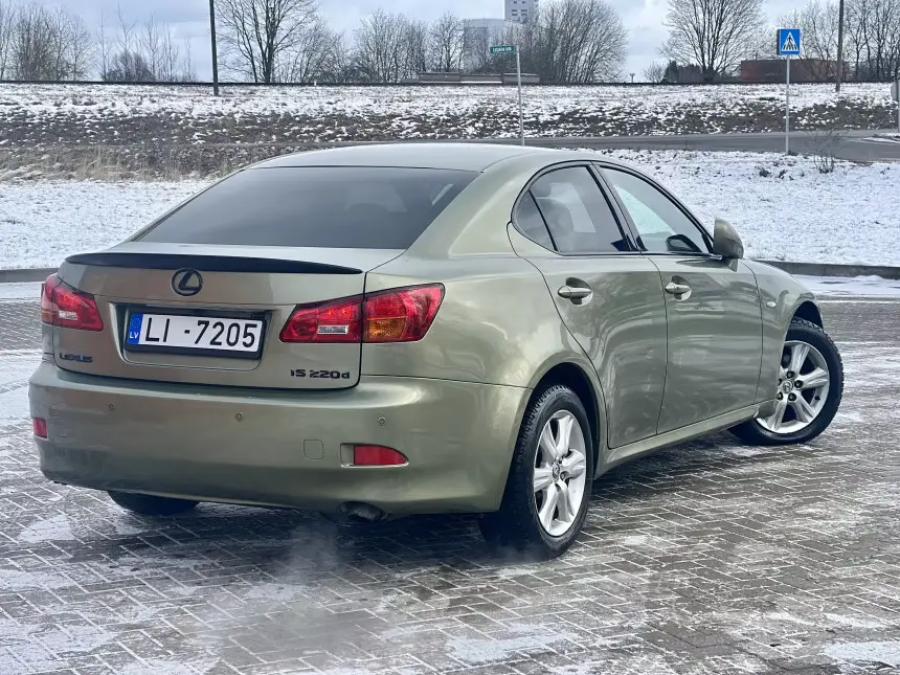 Zaļš Lexus IS 2006 Jēkabpils, ar dzinēja tilpumu 2.20 L un nobraukumu 237 tūkst. km par 4200 €, foto 3 vietnē AUTOMOTO.COM.LV