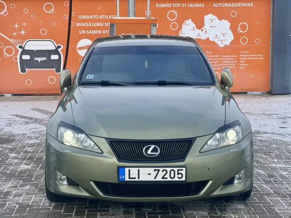 Green Lexus IS 2006 in Jekabpils, with an engine capacity of 2.20 L and mileage of 237 thousand km for 4200 €, photo 4 on AUTOMOTO.COM.LV