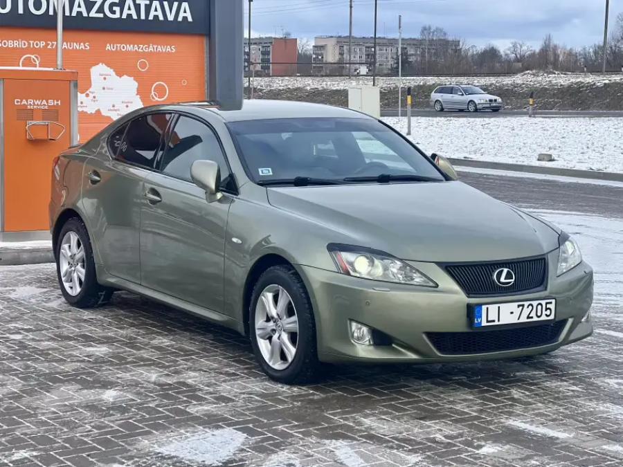 Zaļš Lexus IS 2006 Jēkabpils, ar dzinēja tilpumu 2.20 L un nobraukumu 237 tūkst. km par 4200 €, foto 6 vietnē AUTOMOTO.COM.LV