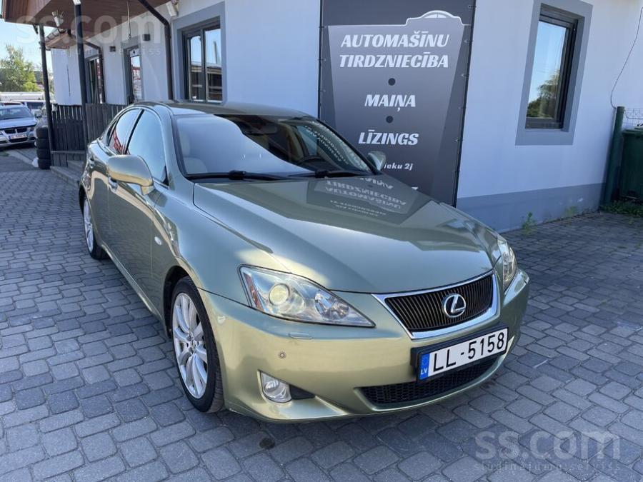 Zaļš Lexus IS 2007 Talsi, ar dzinēja tilpumu 2.50 L un nobraukumu 196 tūkst. km par 4800 €, foto 1 vietnē AUTOMOTO.COM.LV