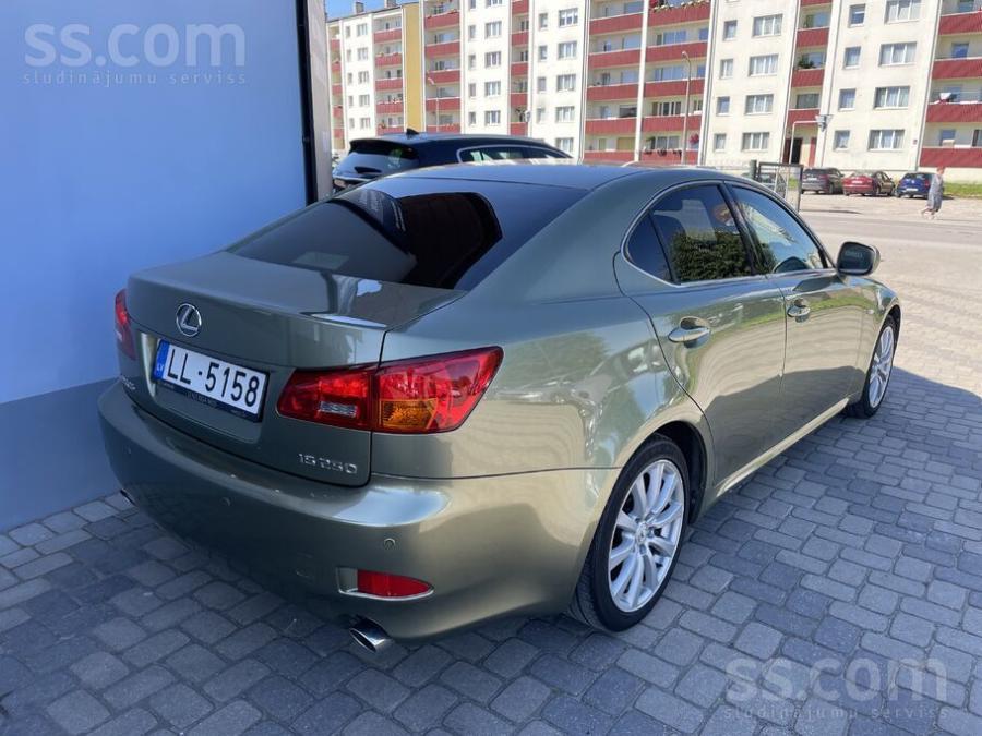 Zaļš Lexus IS 2007 Talsi, ar dzinēja tilpumu 2.50 L un nobraukumu 196 tūkst. km par 4800 €, foto 3 vietnē AUTOMOTO.COM.LV