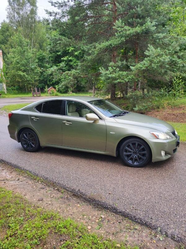 Zaļš Lexus IS 2007 Krāslava, ar dzinēja tilpumu 2.50 L un nobraukumu 225 tūkst. km par 4300 €, foto 1 vietnē AUTOMOTO.COM.LV