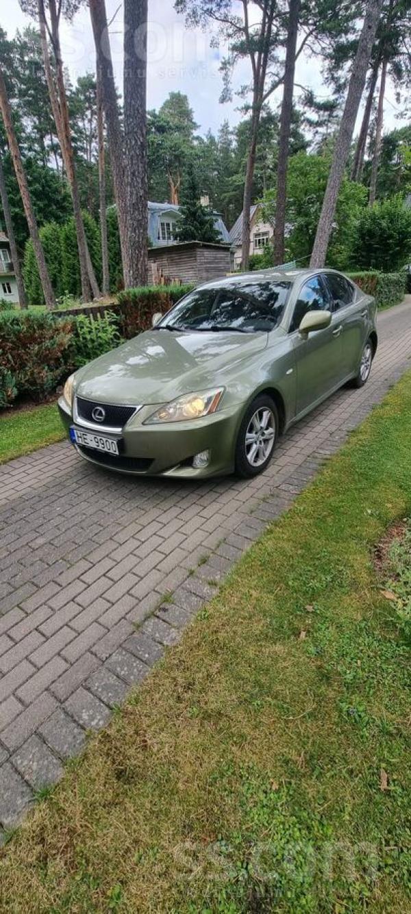 Zaļš Lexus IS 2008 Jūrmala, ar dzinēja tilpumu 2.50 L un nobraukumu 159 tūkst. km par 5000 €, foto 2 vietnē AUTOMOTO.COM.LV
