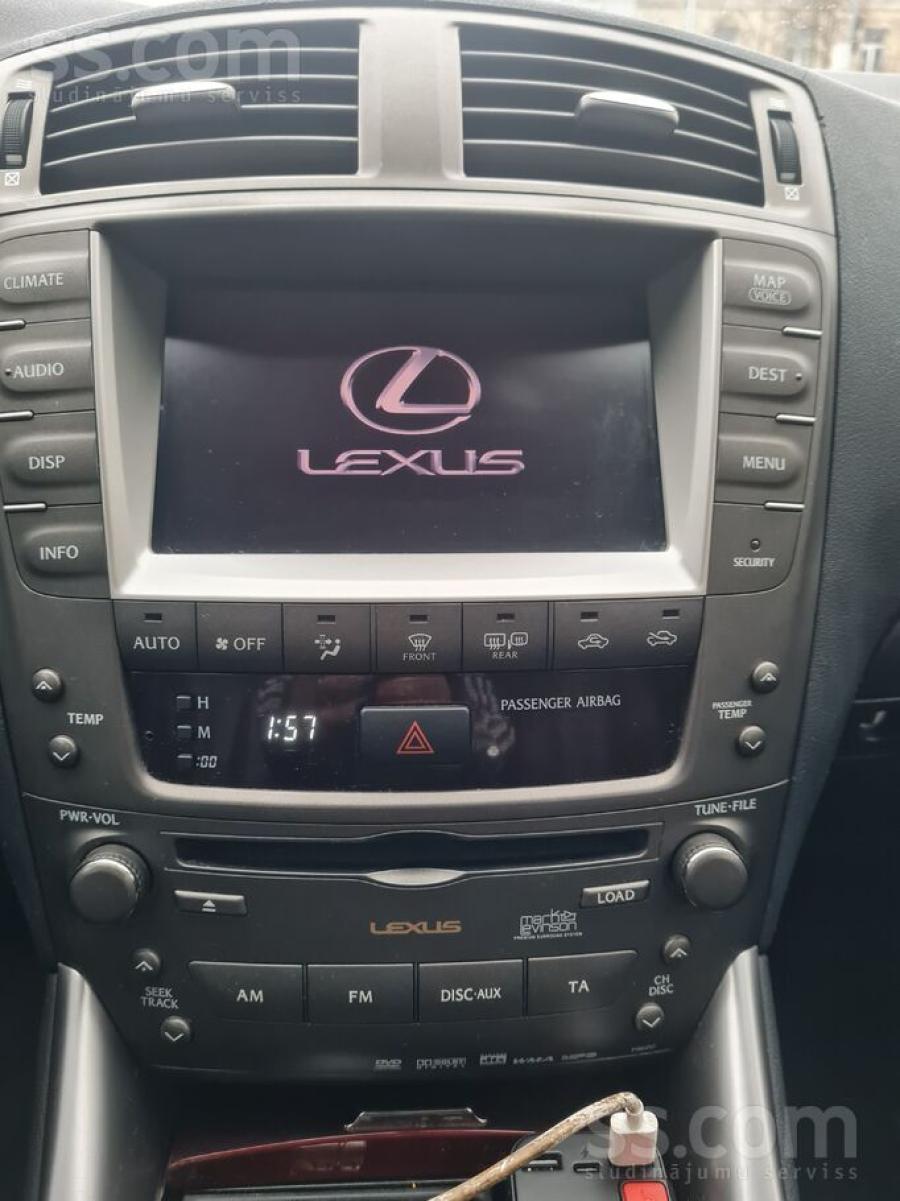 Pelēks Lexus IS 2006 Rīga, ar dzinēja tilpumu 2.20 L un nobraukumu 354 tūkst. km par 2780 €, foto 7 vietnē AUTOMOTO.COM.LV