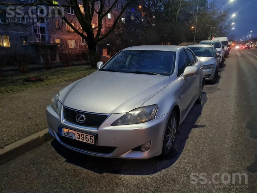 Pelēks Lexus IS 2006 Rīga, ar dzinēja tilpumu 2.20 L un nobraukumu 354 tūkst. km par 2780 €, foto 19 vietnē AUTOMOTO.COM.LV