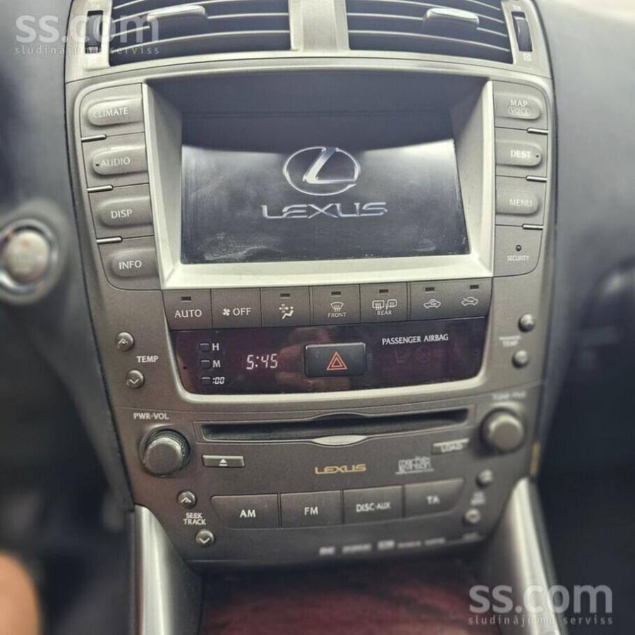 Pelēks Lexus IS 2006 Rīga, ar dzinēja tilpumu 2.20 L un nobraukumu 346 tūkst. km par 2450 €, foto 11 vietnē AUTOMOTO.COM.LV
