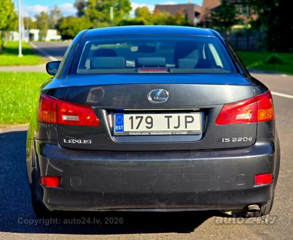 Pelēks Lexus IS 2006 Tallina, ar dzinēja tilpumu 2.20 L un nobraukumu 264 tūkst. km par 2990 €, foto 6 vietnē AUTOMOTO.COM.LV