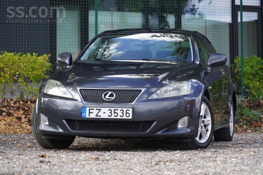 Pelēks Lexus IS 2006 Rīga, ar dzinēja tilpumu 2.50 L un nobraukumu 112 tūkst. km par 5590 €, foto 1 vietnē AUTOMOTO.COM.LV