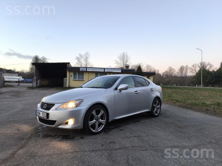 Pelēks Lexus IS 2007 Rīga, ar dzinēja tilpumu 2.20 L un nobraukumu 366 tūkst. km par 2150 €, foto 1 vietnē AUTOMOTO.COM.LV