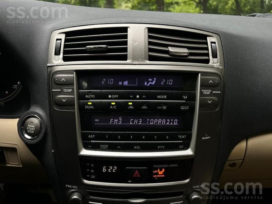 Pelēks Lexus IS 2007 Rīga, ar dzinēja tilpumu 2.20 L un nobraukumu 0 tūkst. km par 2499 €, foto 15 vietnē AUTOMOTO.COM.LV