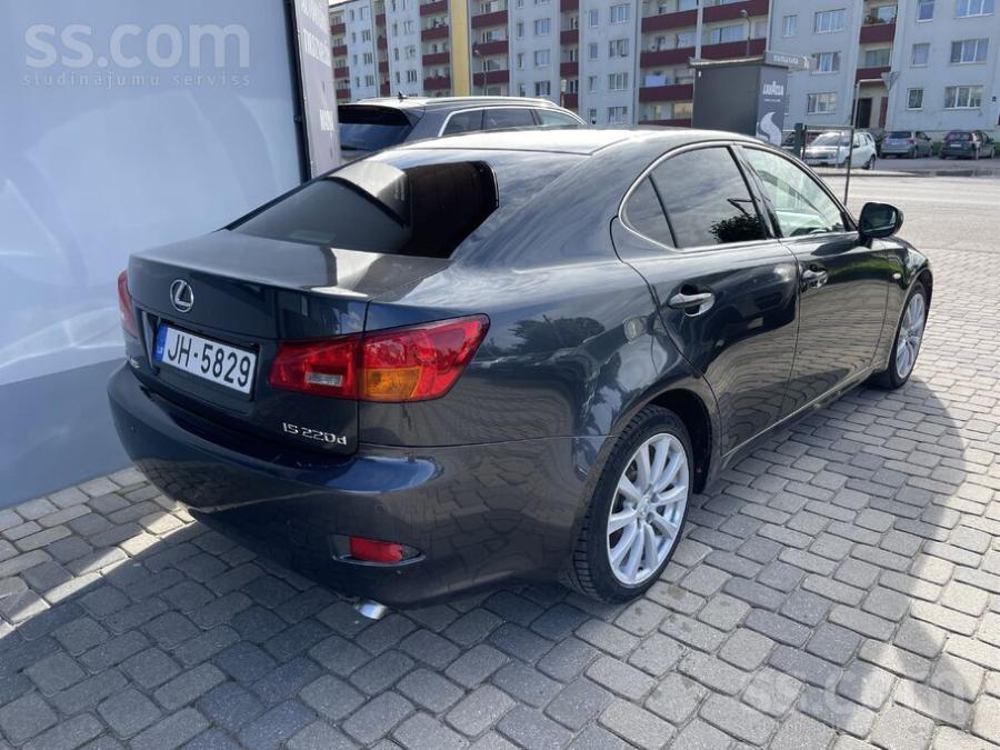 Pelēks Lexus IS 2007 Talsi, ar dzinēja tilpumu 2.20 L un nobraukumu 349 tūkst. km par 2700 €, foto 4 vietnē AUTOMOTO.COM.LV