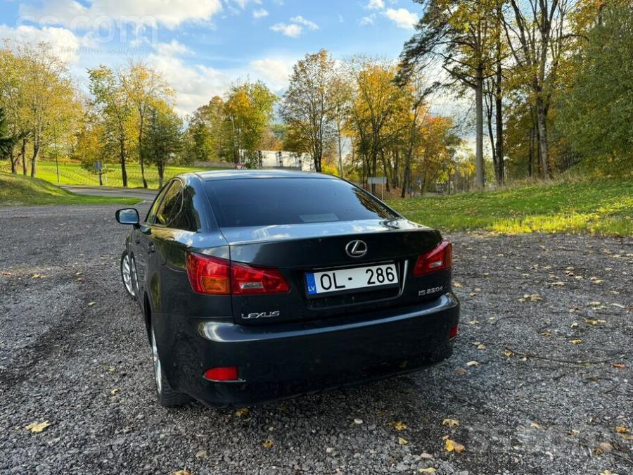 Pelēks Lexus IS 2007 Krāslava, ar dzinēja tilpumu 2.20 L un nobraukumu 335 tūkst. km par 2800 €, foto 6 vietnē AUTOMOTO.COM.LV