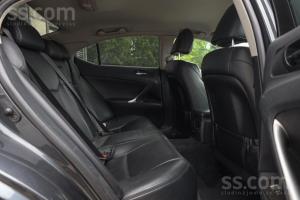 Grey Lexus IS 2008 in Riga, with an engine capacity of 2.20 L and mileage of 0 thousand km for 1995 €, photo 14 on AUTOMOTO.COM.LV