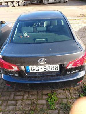 Pelēks Lexus IS 2009 Rīga, ar dzinēja tilpumu 2.20 L un nobraukumu 260 tūkst. km par 5600 €, foto 4 vietnē AUTOMOTO.COM.LV