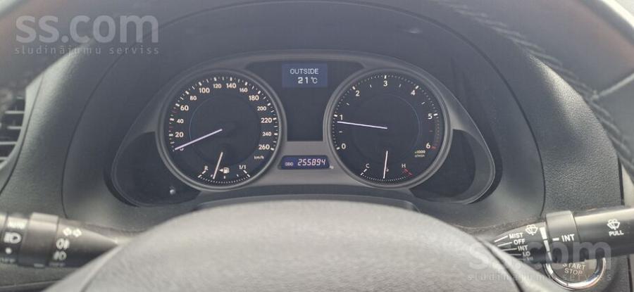Pelēks Lexus IS 2009 Rīga, ar dzinēja tilpumu 2.20 L un nobraukumu 256 tūkst. km par 5200 €, foto 6 vietnē AUTOMOTO.COM.LV