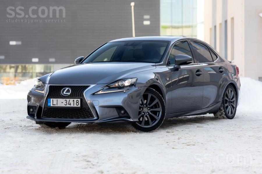Grey Lexus IS 2014 in Jelgava, with an engine capacity of 2.50 L and mileage of 316 thousand km for 15300 €, photo 1 on AUTOMOTO.COM.LV