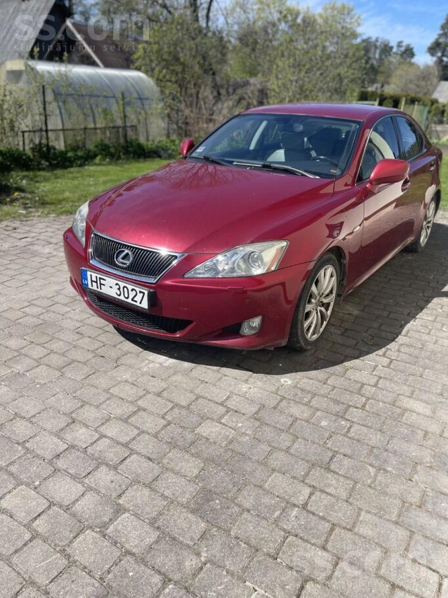 Lexus IS 2008 Jūrmala, ar dzinēja tilpumu 2.50 L un nobraukumu 188 tūkst. km par 2350 €, foto 1 vietnē AUTOMOTO.COM.LV