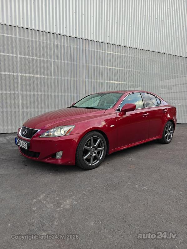 Sarkans Lexus IS 2005 Tallina, ar dzinēja tilpumu 2.50 L un nobraukumu 229 tūkst. km par 6700 €, foto 2 vietnē AUTOMOTO.COM.LV