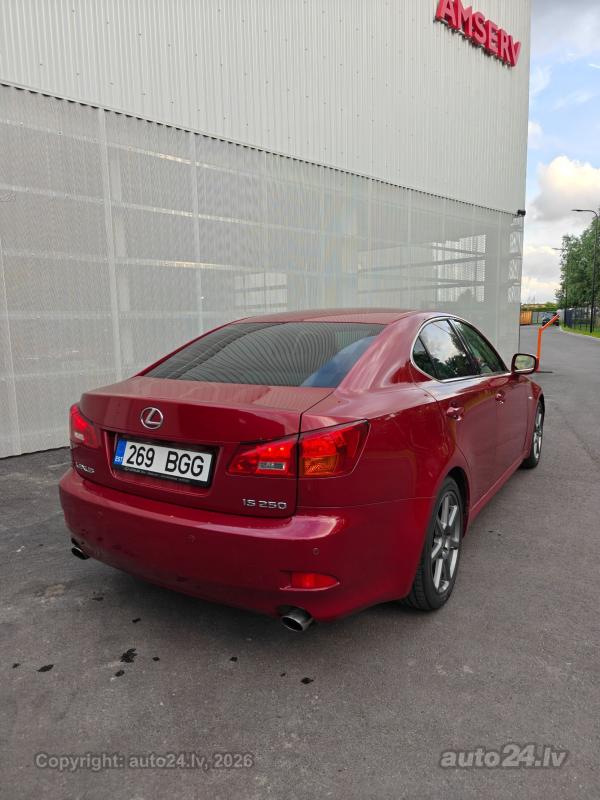 Sarkans Lexus IS 2005 Tallina, ar dzinēja tilpumu 2.50 L un nobraukumu 229 tūkst. km par 6700 €, foto 7 vietnē AUTOMOTO.COM.LV
