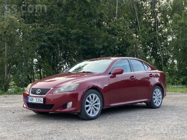 Sarkans Lexus IS 2006 Preiļi, ar dzinēja tilpumu 2.20 L un nobraukumu 405 tūkst. km par 2850 €, foto 1 vietnē AUTOMOTO.COM.LV